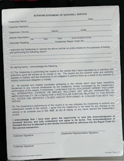 Acknowledgement of Goodwill Service (pack of 10) – Classic Supplies